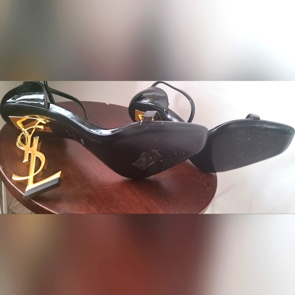 Yves Saint Laurent | Shoes | Ysl Opyum Heels Size 75 Black | Poshmark